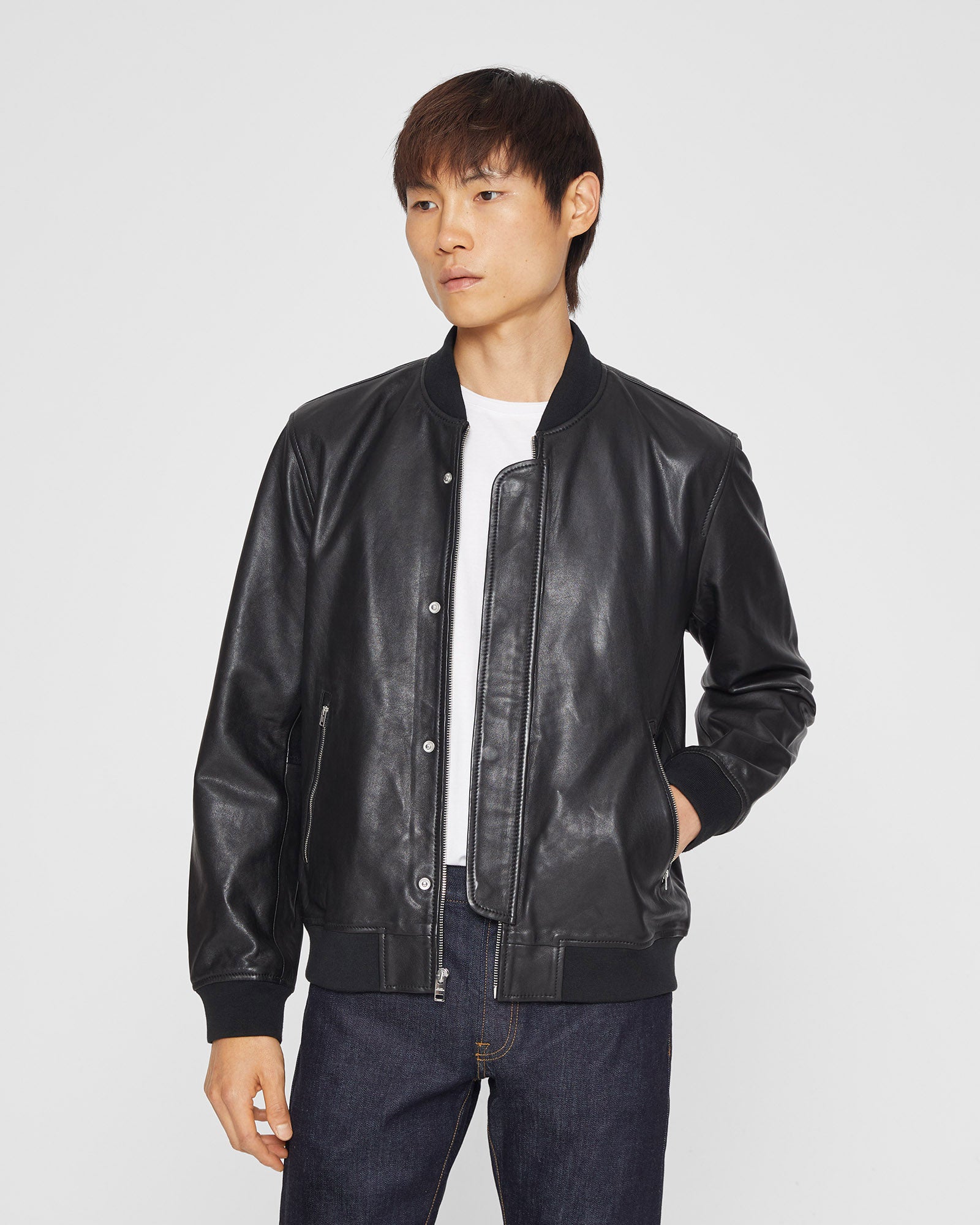 Club Monaco Leather Jacket