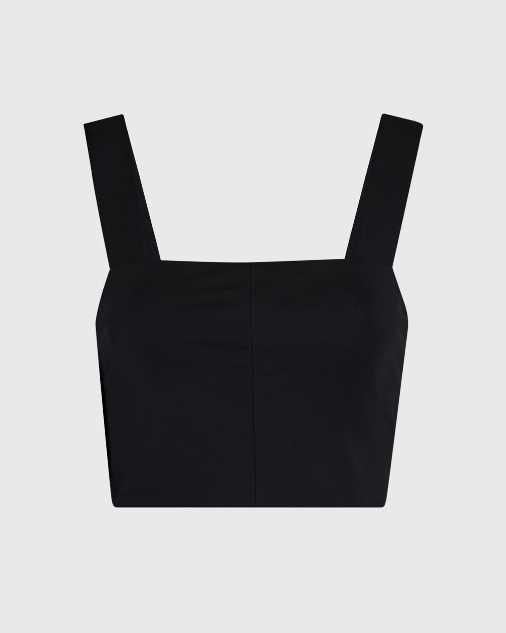 Women's Black Cropped Knit Tank | CLUB MONACO CA