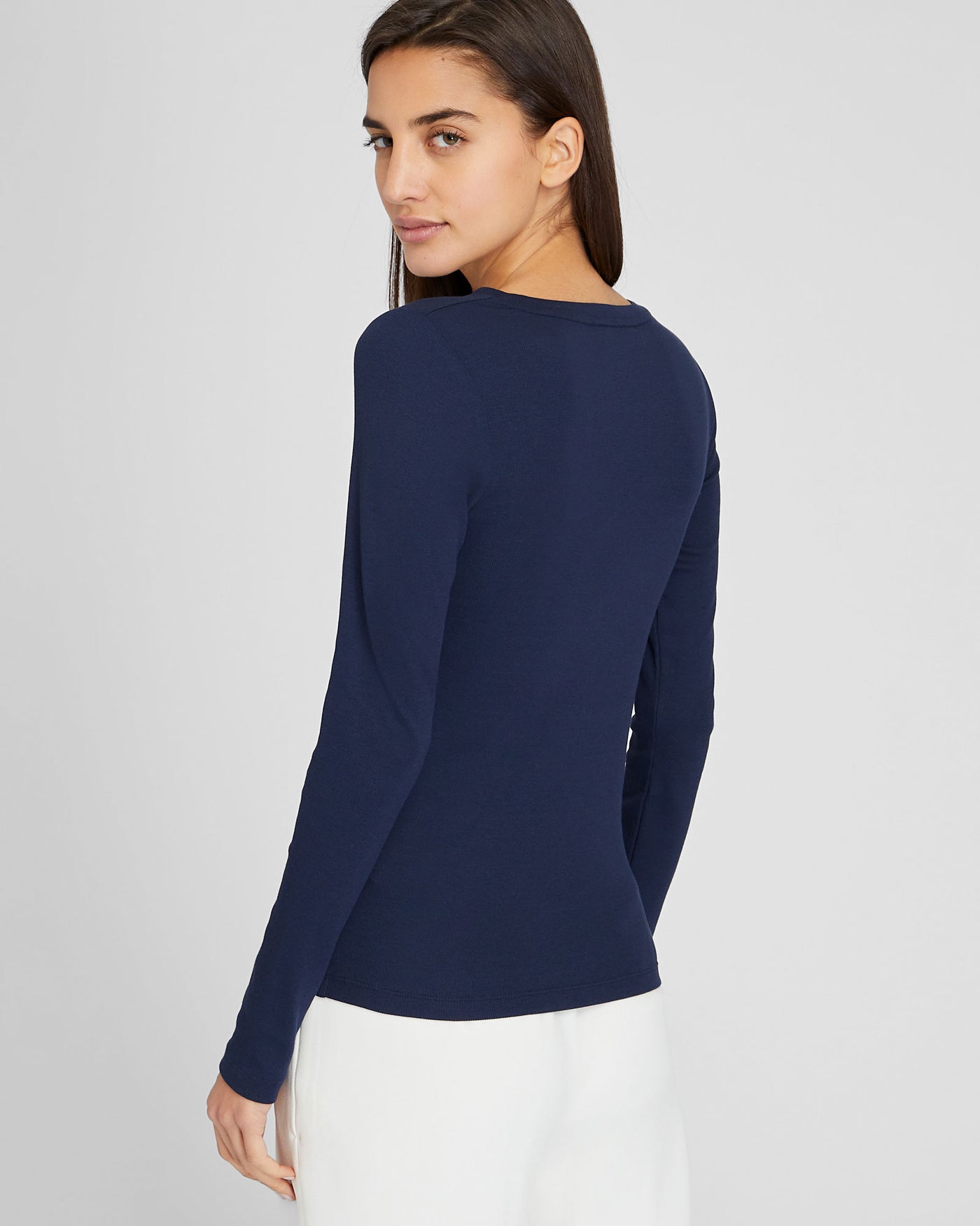 Women's Navy Carolena Top | Club Monaco CA