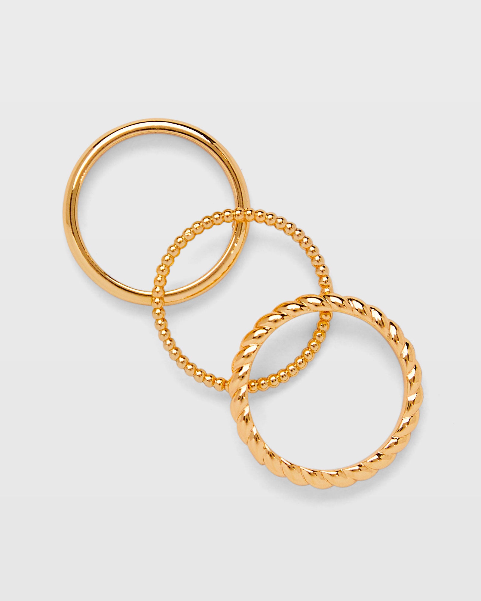 Women's Gold Stacking Ring Set | Club Monaco CA
