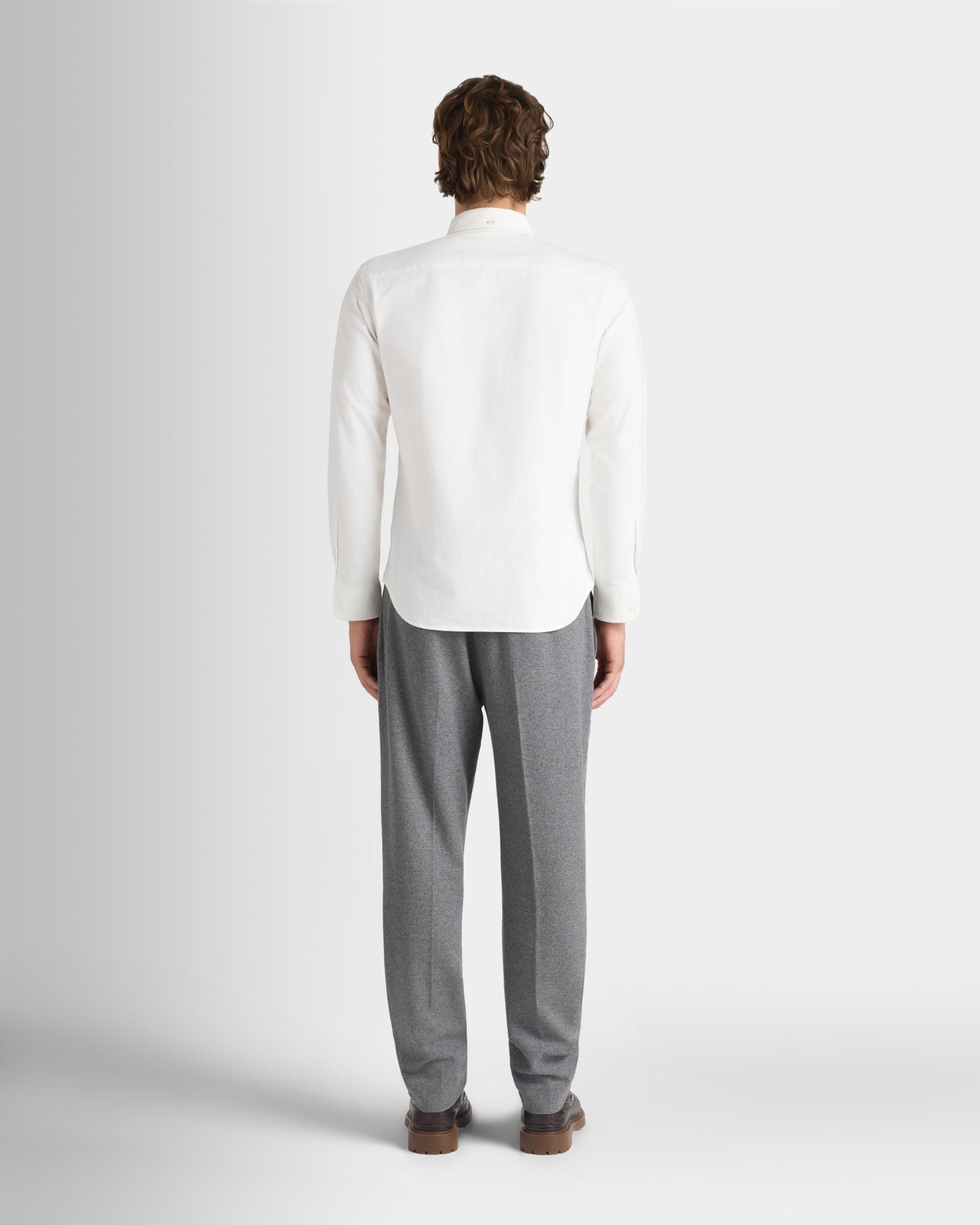 Men's White Slim Bd Oxford | Club Monaco CA
